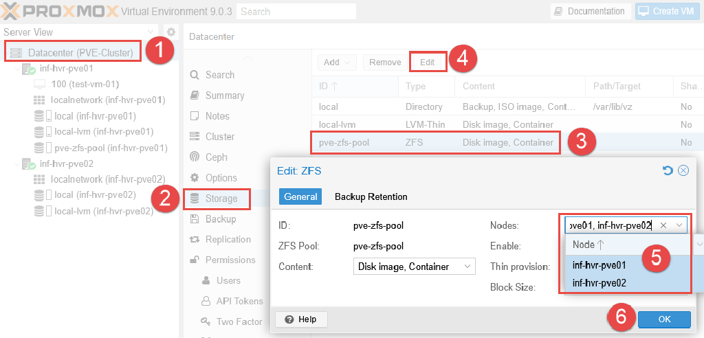 Home Lab - Part 7: Configure Local ZFS Storage Pools in Proxmox